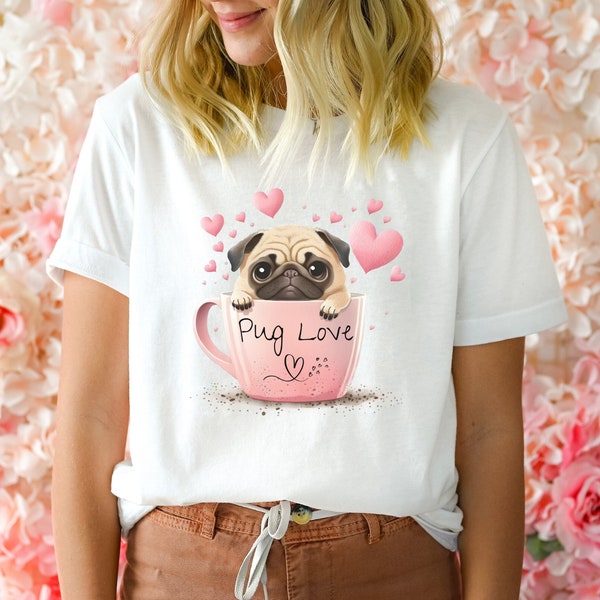 Pug T Shirt - Etsy
