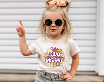 Two Groovy Birthday Shirt Two Groovy Birthday Girl Outfit Groovy 2nd ...