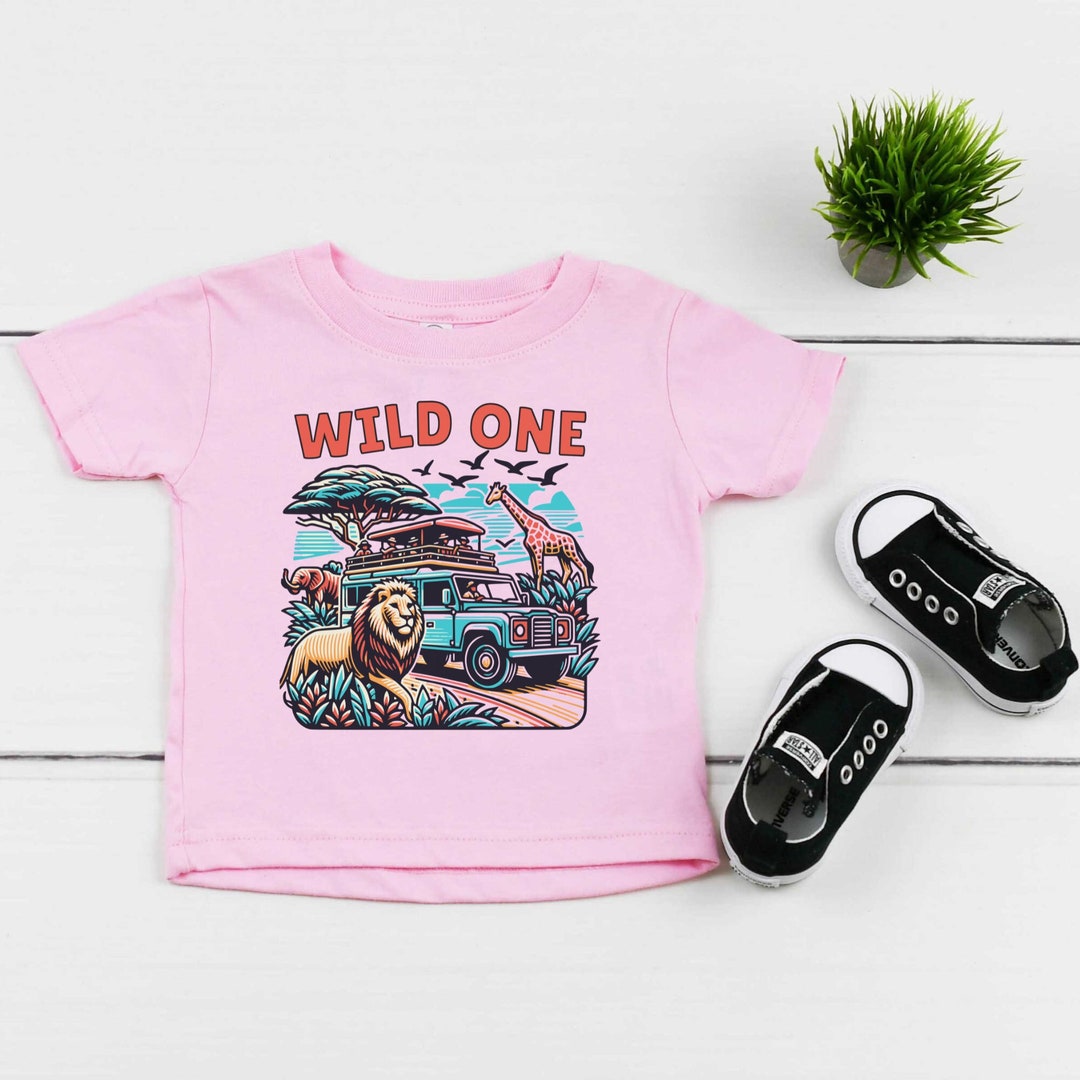 Wild One Safari 1st Birthday Outfit Baby Boy Girl Wild One Family T ...