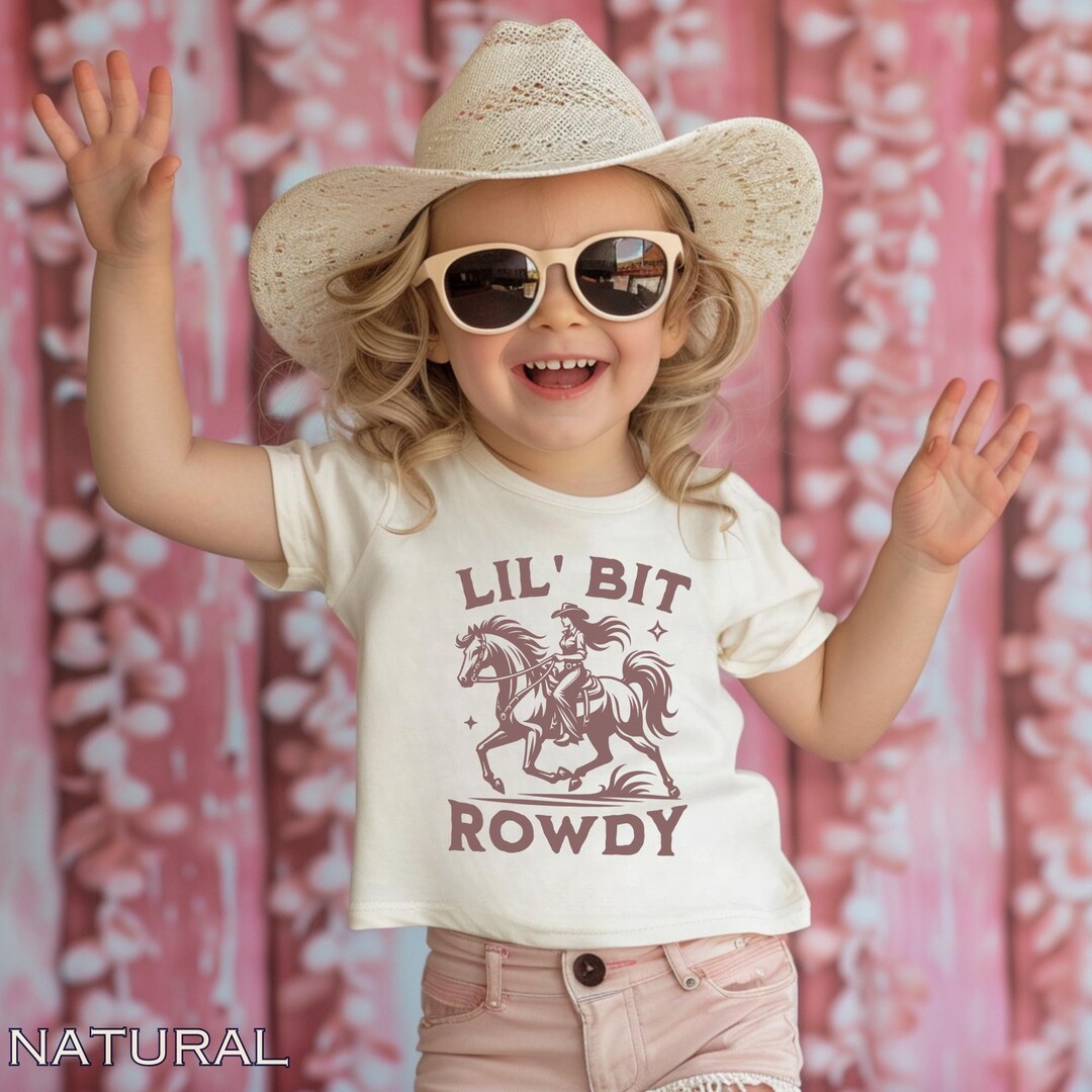 Girls Rodeo Party Outfit Cowgirl Birthday Shirts Funny Toddler Tshirt ...