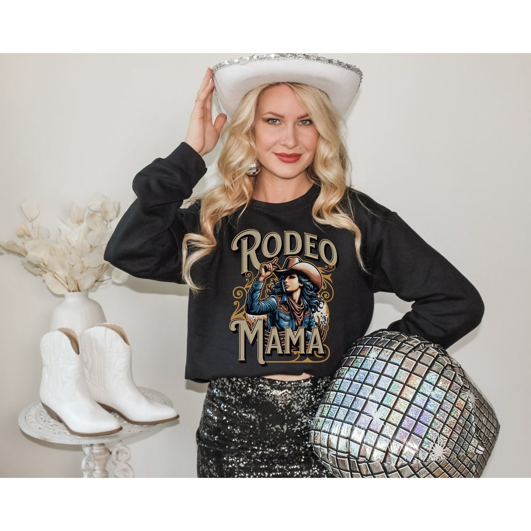 Rodeo Sweatshirt, Mama Sweater, Retro Cowgirl Shirt, Western Apparel ...