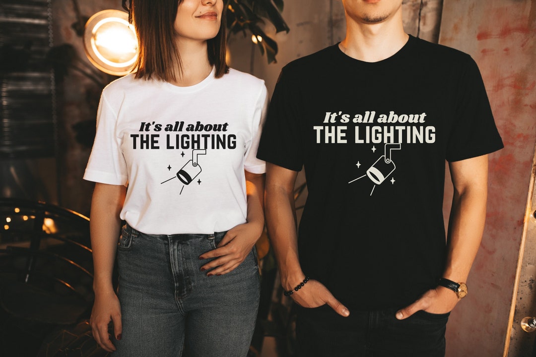 Theater T Shirt Gift for Lighting Designer & Actors, Stage Manager Tee ...