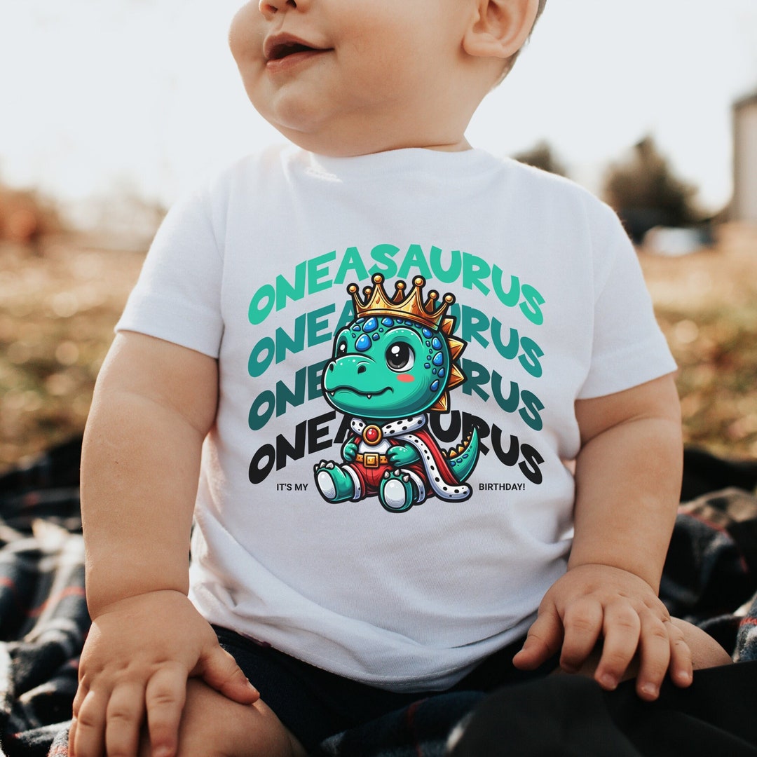Oneasaurus 1st Birthday Outfit, Dinosaur Family Matching Birthday ...