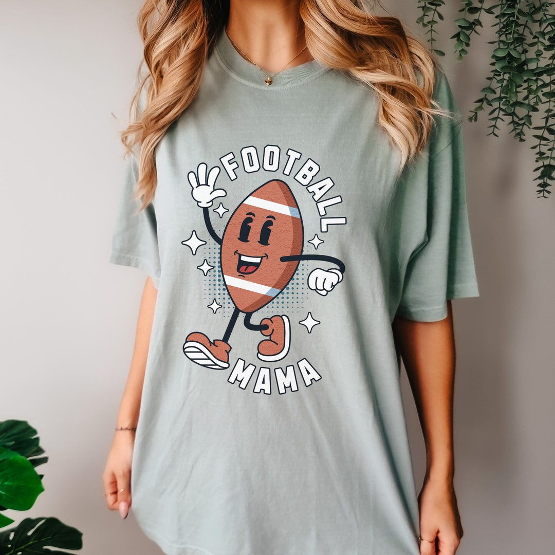 Football Mama Shirt, Cute Football Mom Shirt, Game Day Shirt, Comfort ...