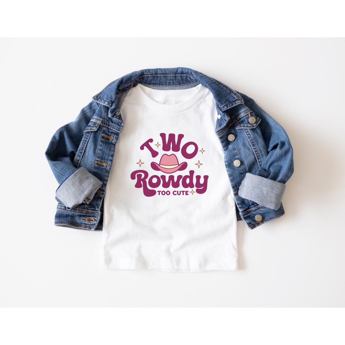2nd Birthday Shirt Cowgirl Rodeo Themed Birthday Party T-shirt Two ...