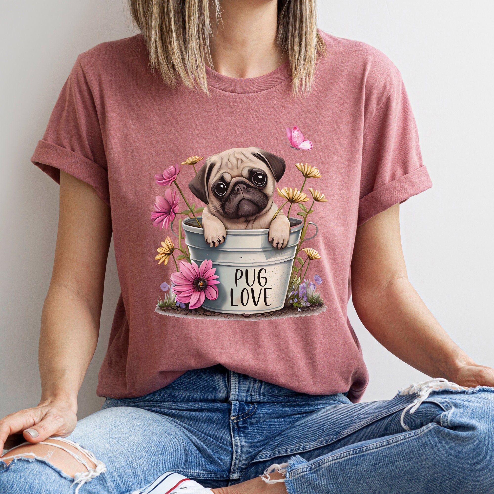 Pug Dog Tee Shirt for Pug Owners & Dog Lovers Pug Lover Gift - Etsy