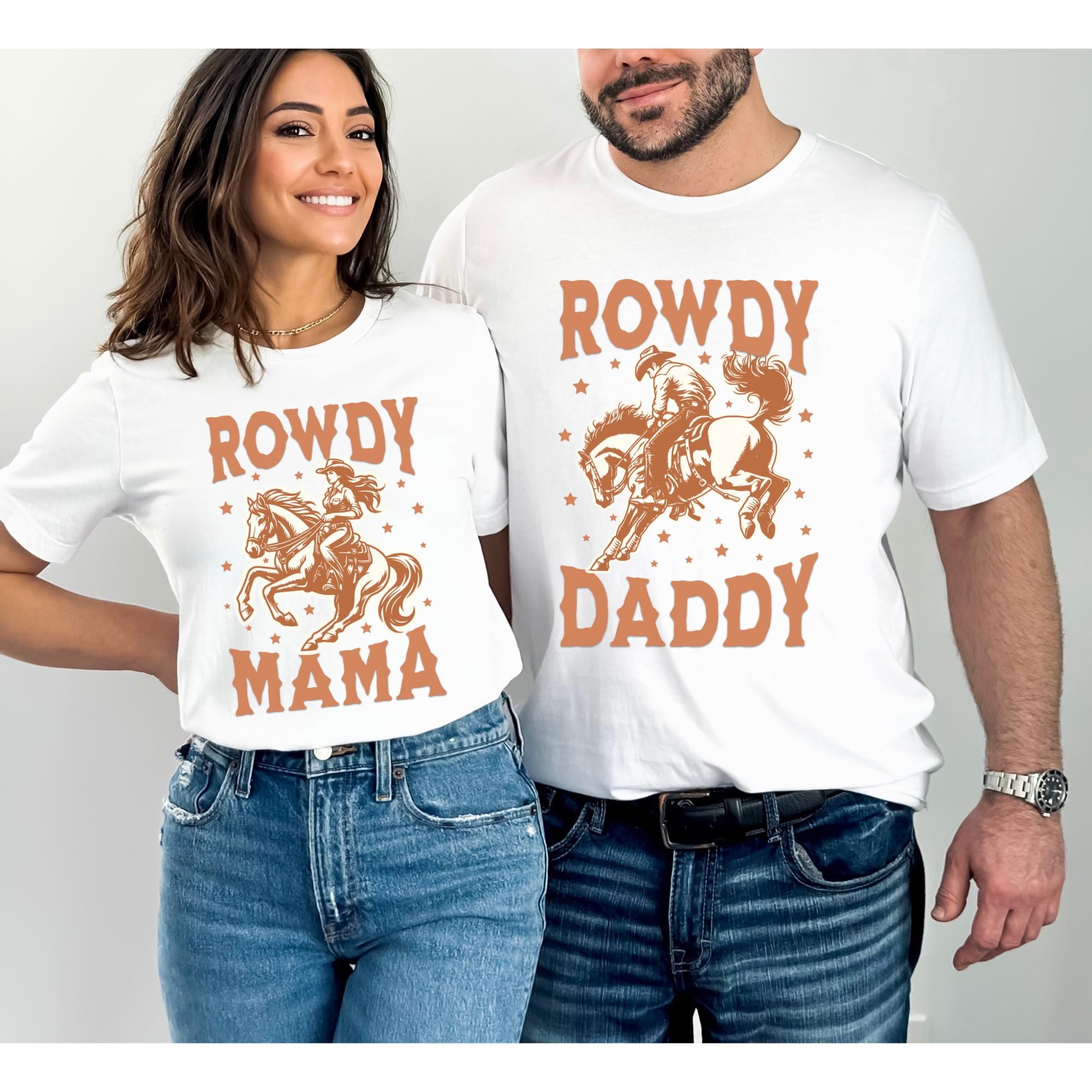 Rowdy Mama First Rodeo Birthday Shirt Cowgirl 1st Birthday Party T ...