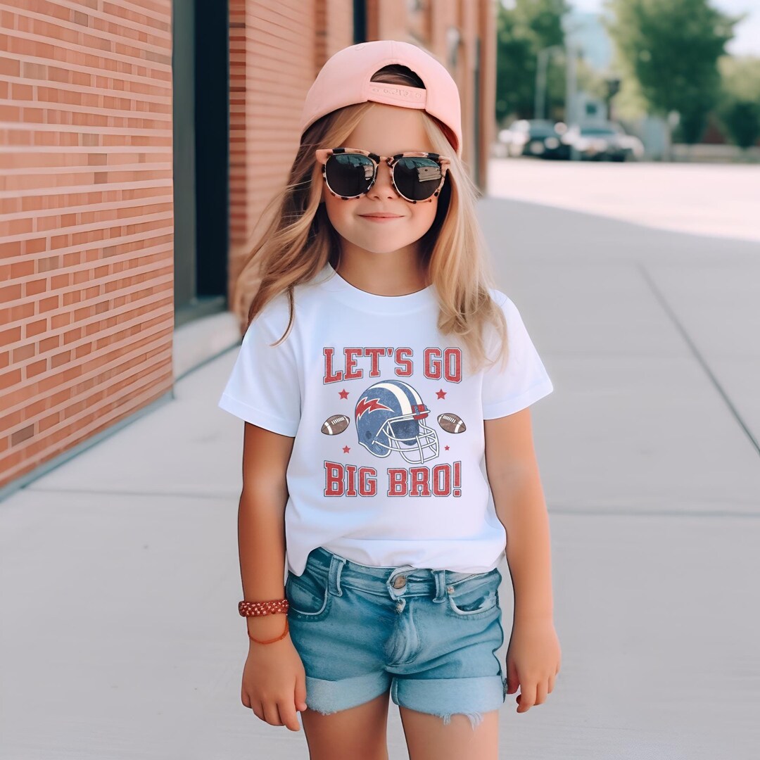 Girls Football Shirt Kids Game Day Shirt Toddler Boy Girl Tailgate ...