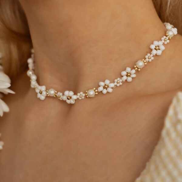 Beaded Daisy Chain - Etsy