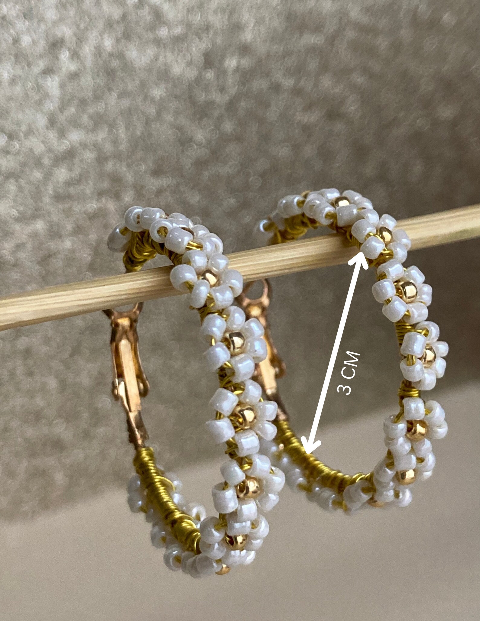 Daisy Hoop Earring Daisy Earring Daisy Flower Earring - Etsy