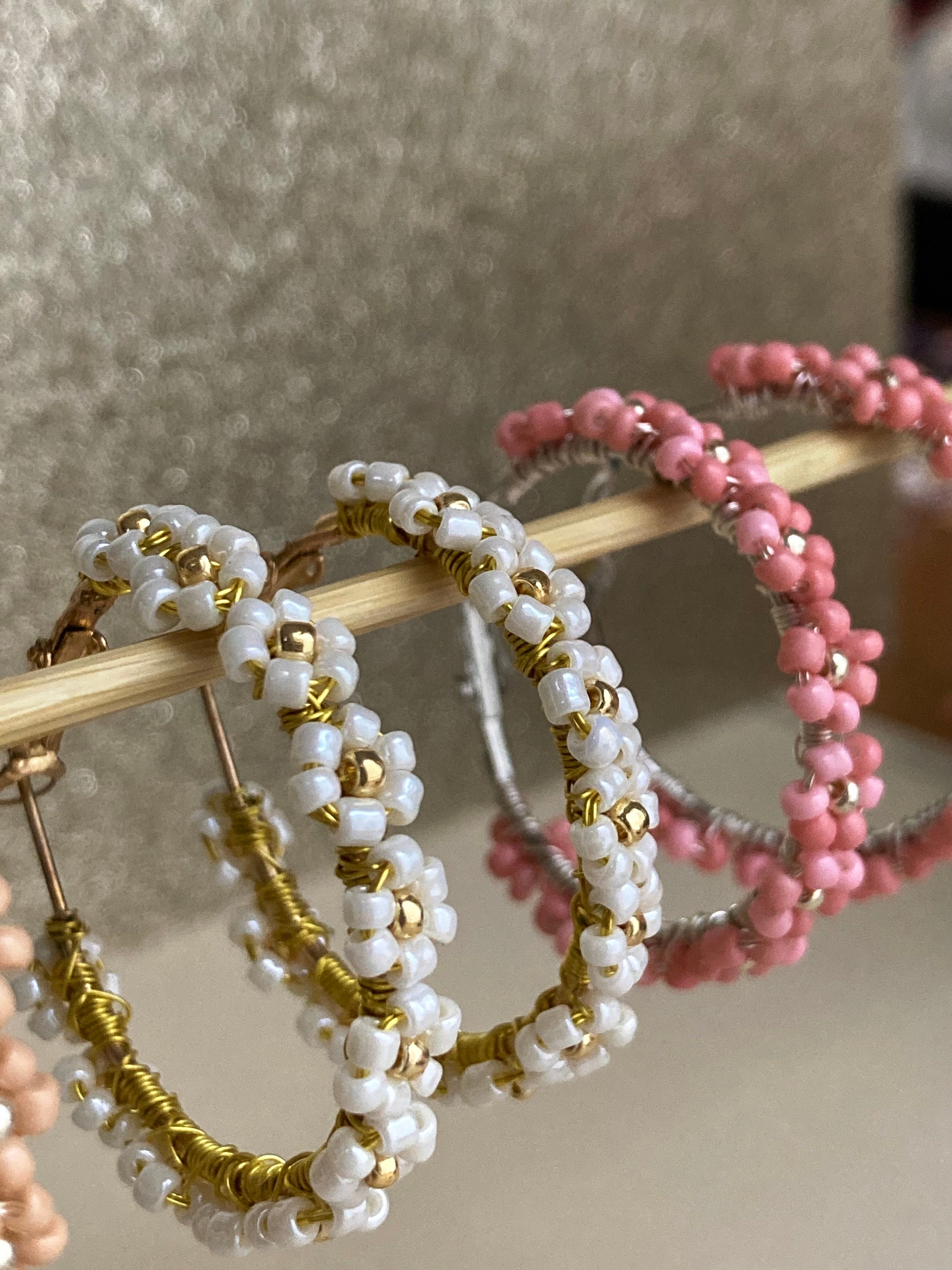 Daisy Hoop Earring Daisy Earring Daisy Flower Earring - Etsy