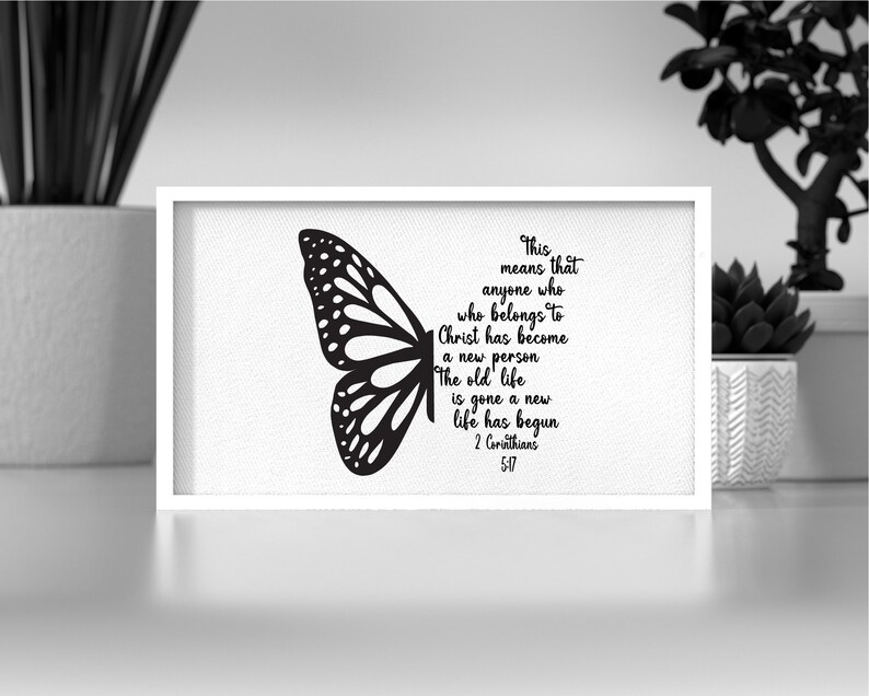 2 Corinthians 5:17 SVG for Cricut Bible Verse Svg Christian - Etsy