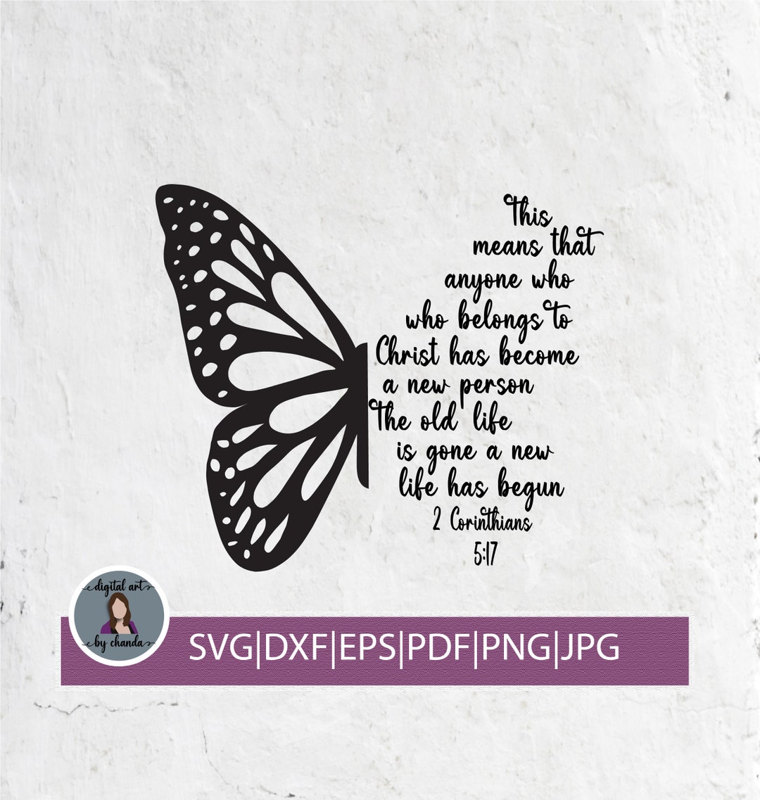 2 Corinthians 5:17 SVG for Cricut Bible Verse Svg Christian - Etsy