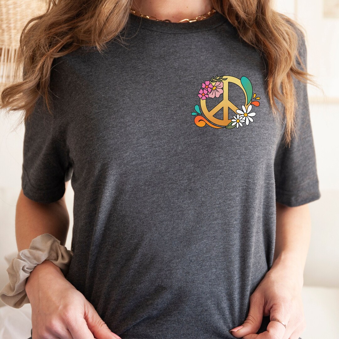 Peace Shirt, Peace T-shirt, Peace Sign Shirt, Peace Sign T-shirt, Peace ...