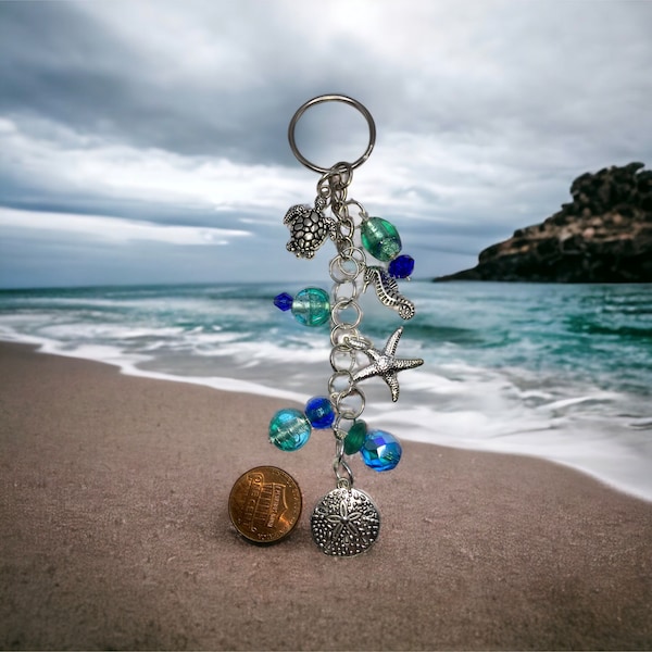 Gemstone Keychain - Etsy