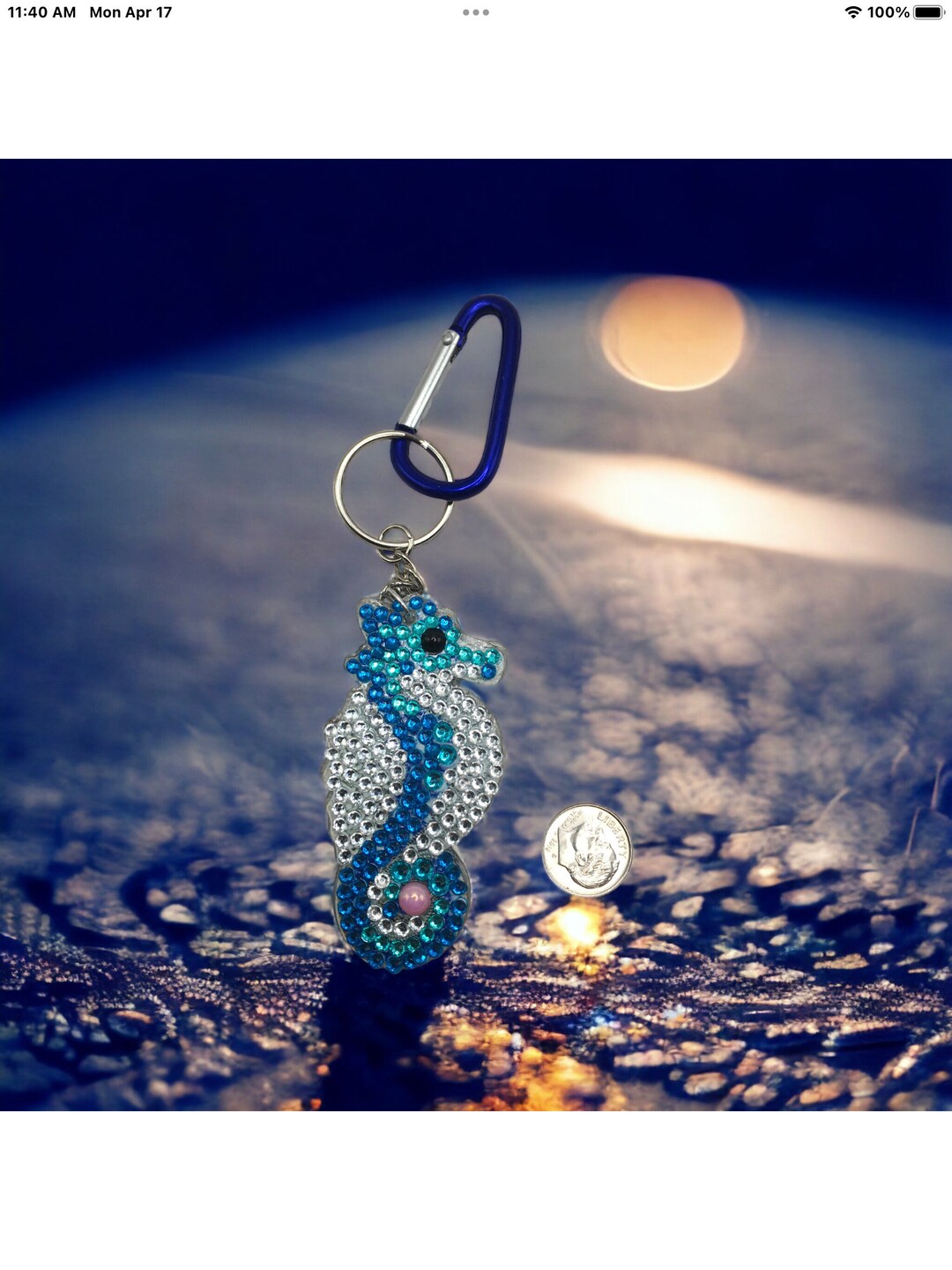 Seahorse Keychain Seahorse Jewelry Large Seahorse Seahorse - Etsy