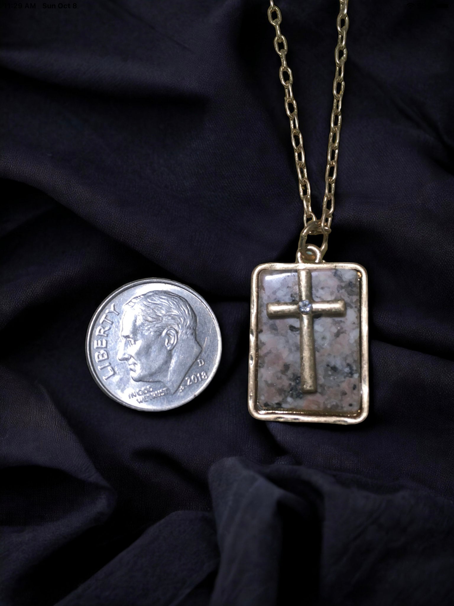 Jane Marie Vintage Cross Necklace, Cross Necklace, Vintage Cross, Cross ...