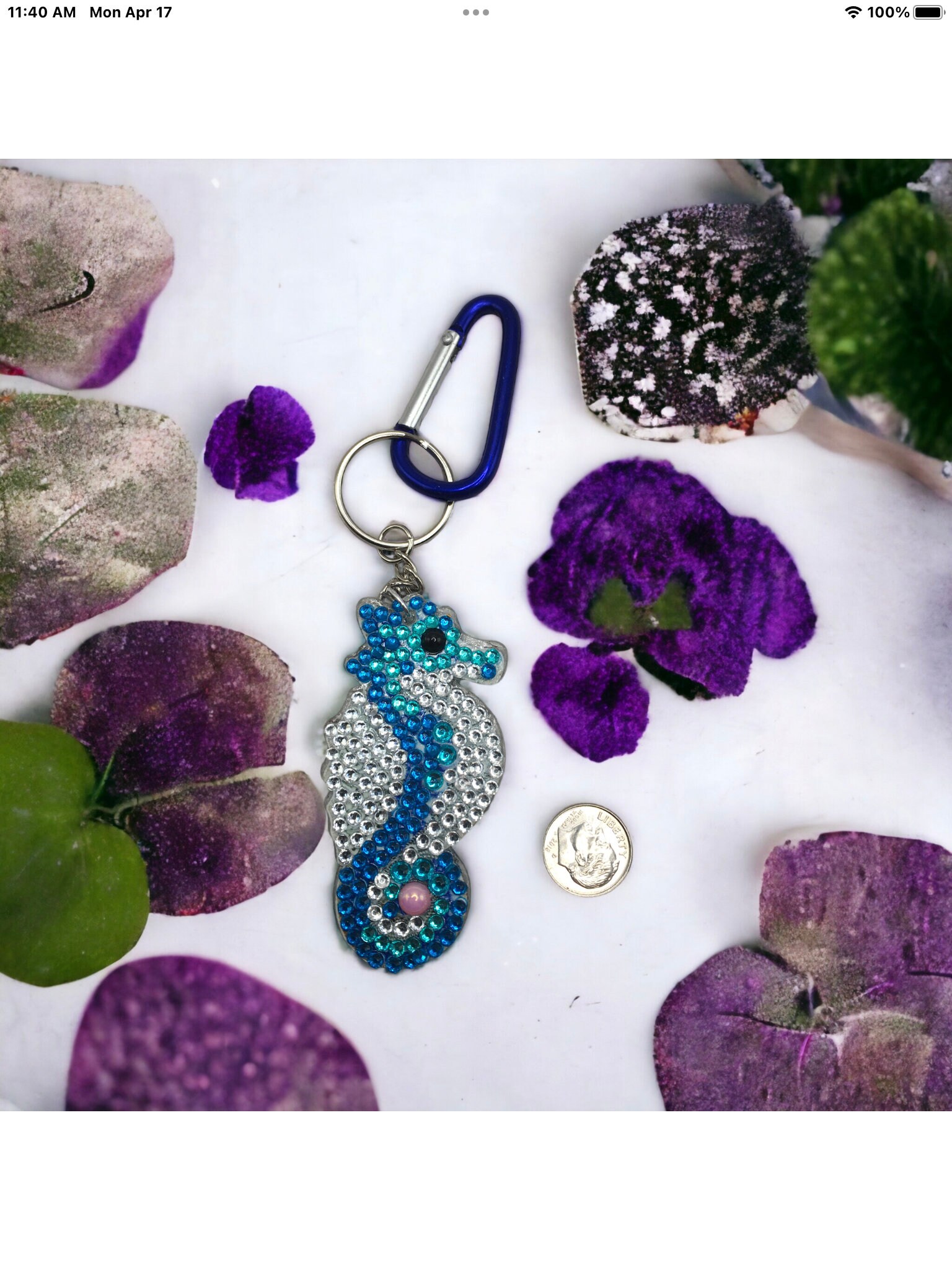 Seahorse Keychain, Seahorse Jewelry, Large Seahorse, Seahorse Gift ...