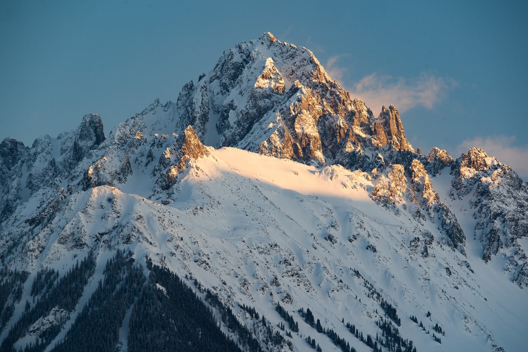 Mt. Sneffels in Winter Sunset. Digital Download - Etsy