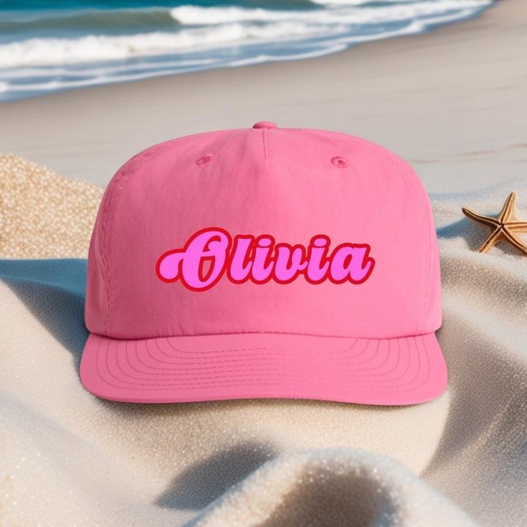 Personalized Name Hat - Customized Surf Cap for Beach Lovers, Summer ...