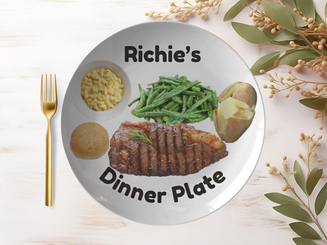 Funny Dinnerware, Steak Plate, Kitchen Gifts, Personalized Plate, Gift ...