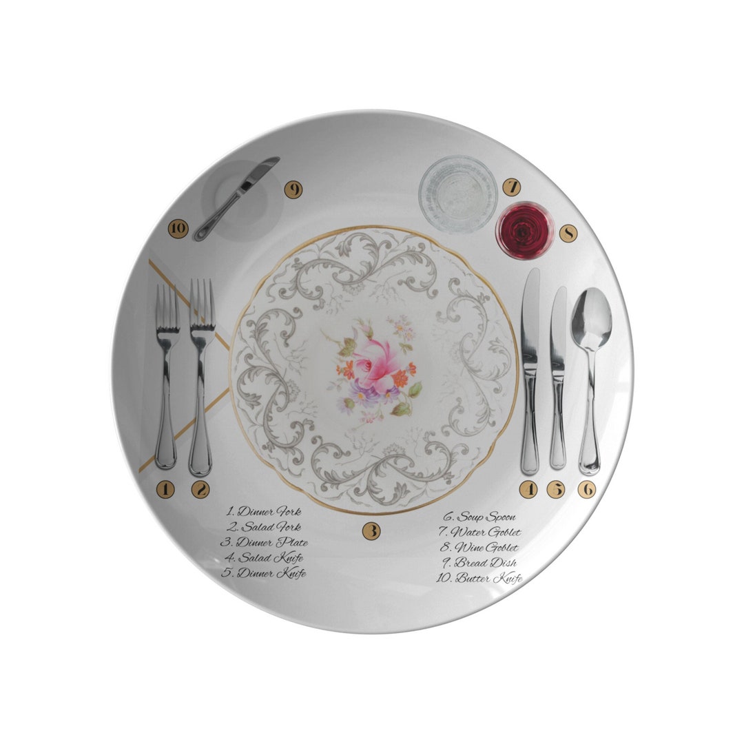 Place Setting Guide Gift for New Home Owner Unique Gifts Table Setting ...