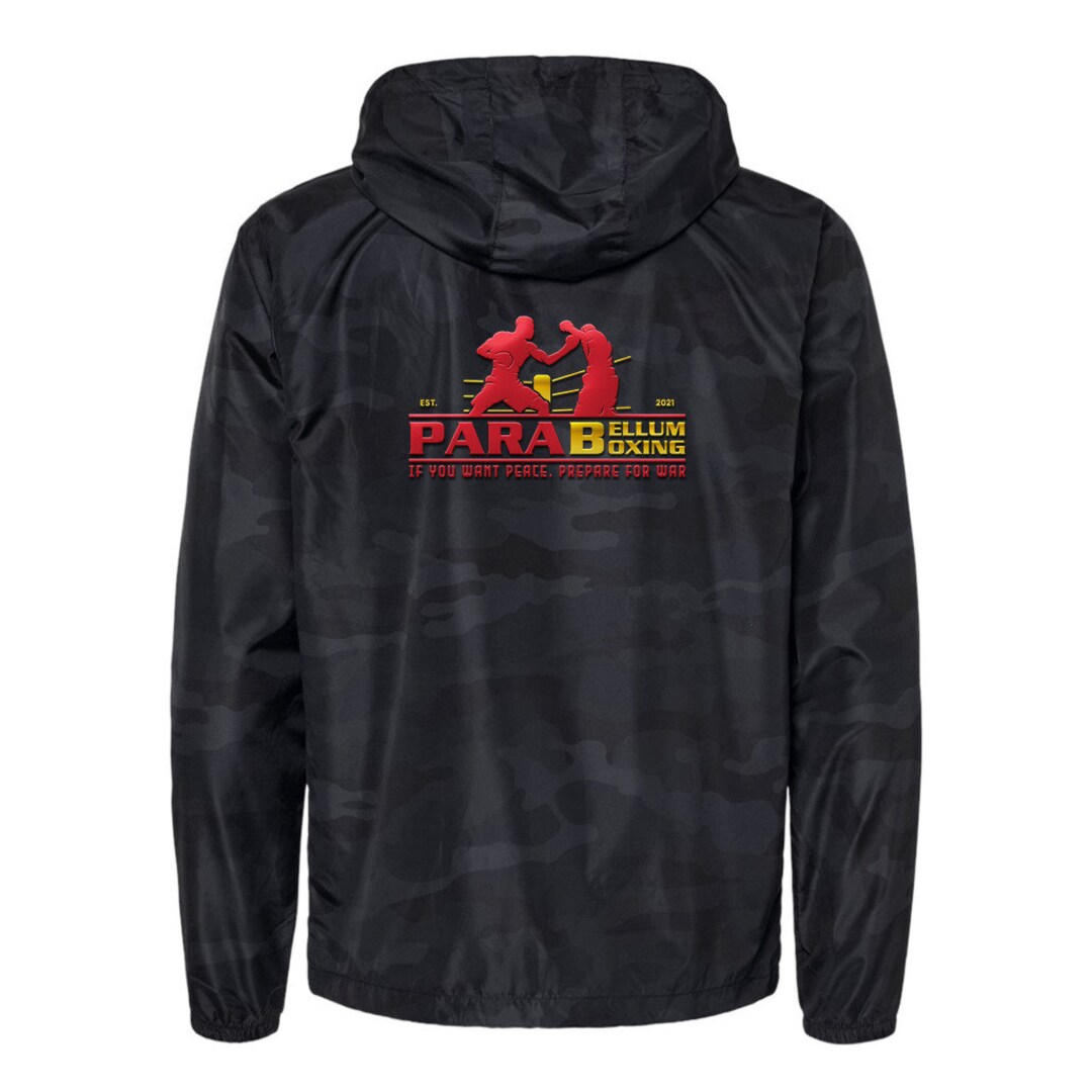 Lightweight Parabellum Boxing Windbreaker Full-zip Jacket - Etsy