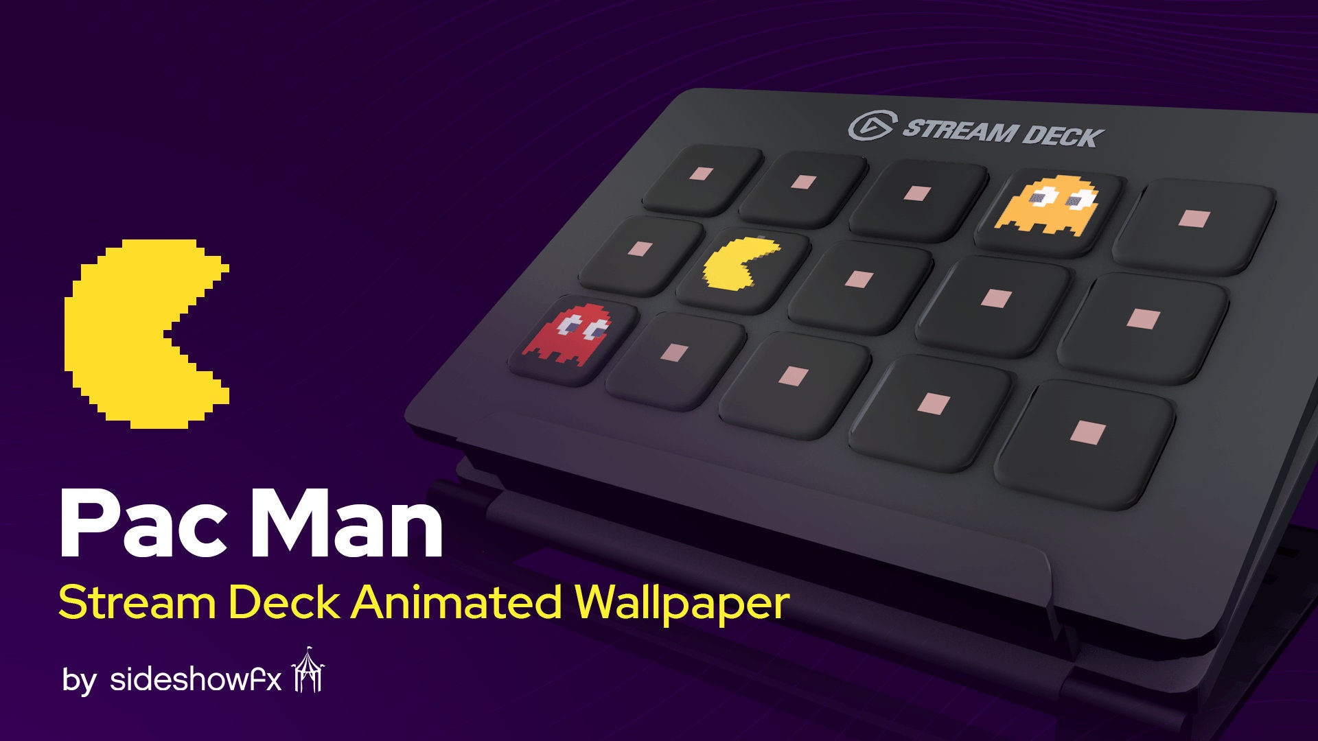 Pacman Stream Deck Wallpaper 2.0 - Etsy