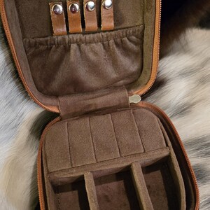 Jewelry Case, Beautiful Tooled Leather - Etsy