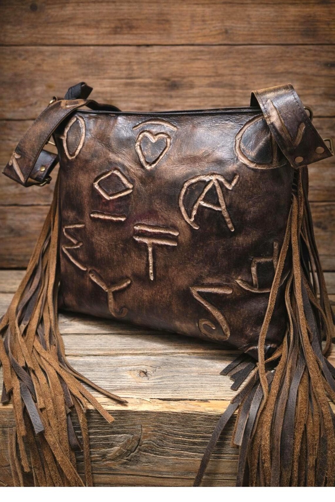 Bold Western Brands,sally Bag. All Leather Purse - Etsy