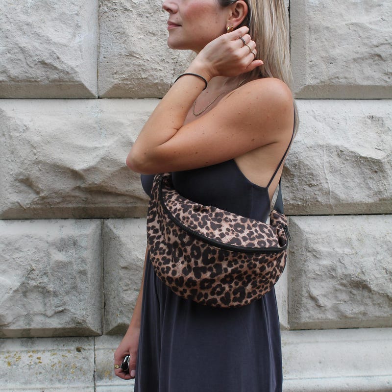 Leopard Cotton Fanny Pack - Etsy