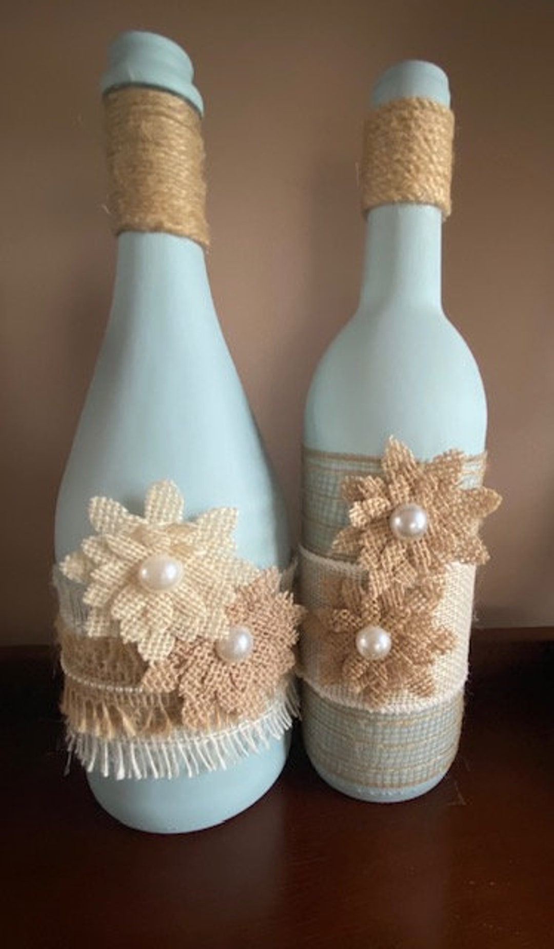 Decorative Wine Bottles - Etsy