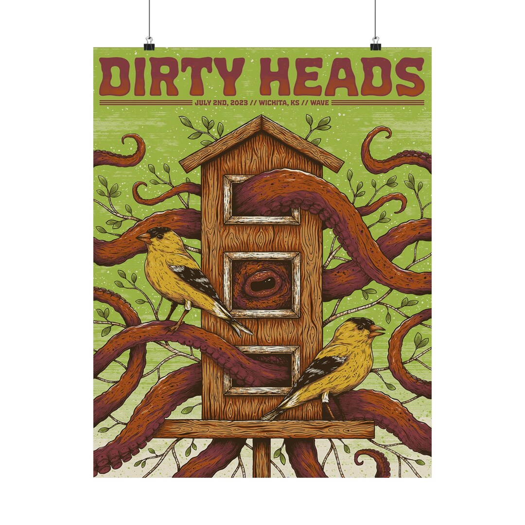 Dirty Heads Wave Wichita, KS July 23, 2023 Concert Poster - Etsy