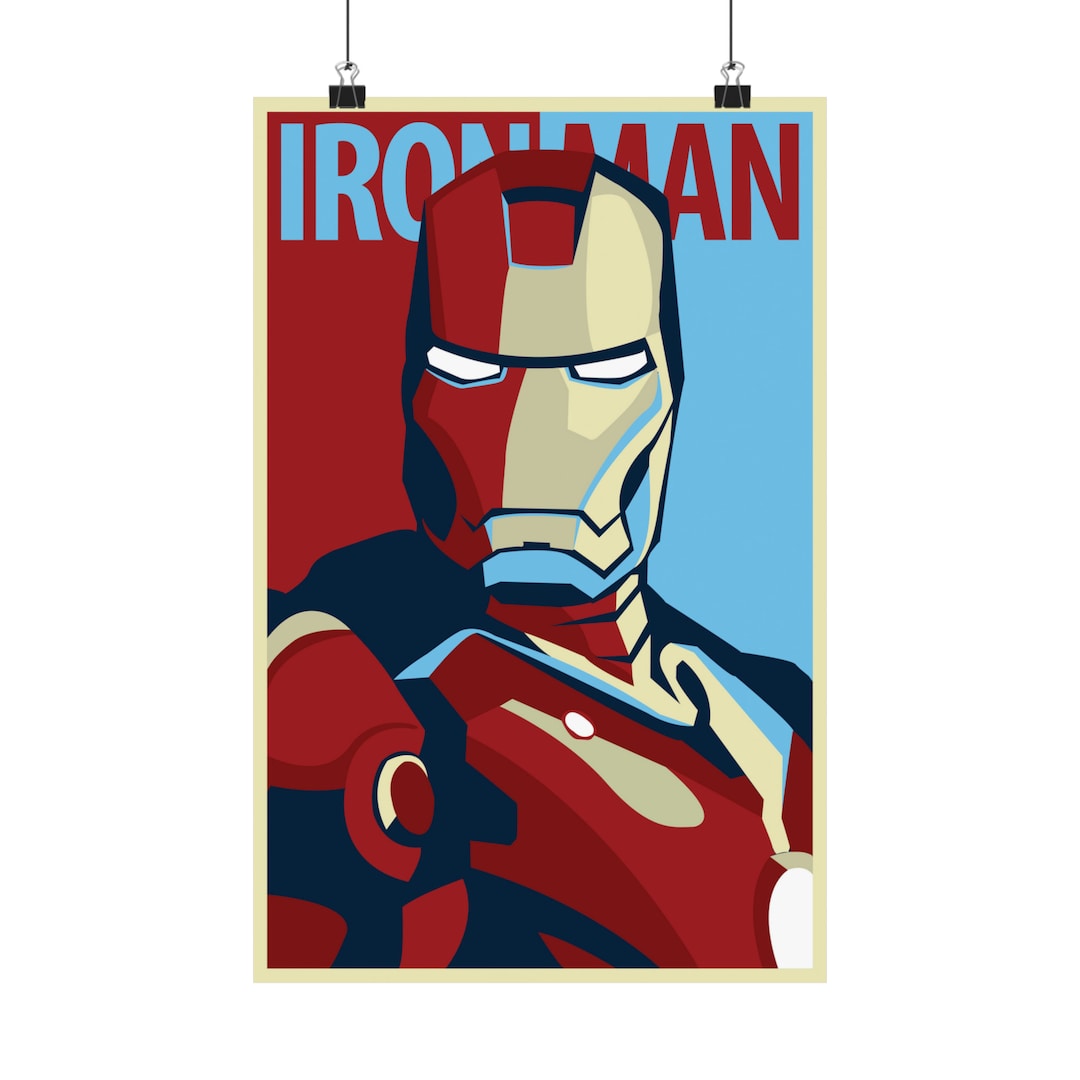 Iron Man Art Poster Marvel Movie Poster - Etsy