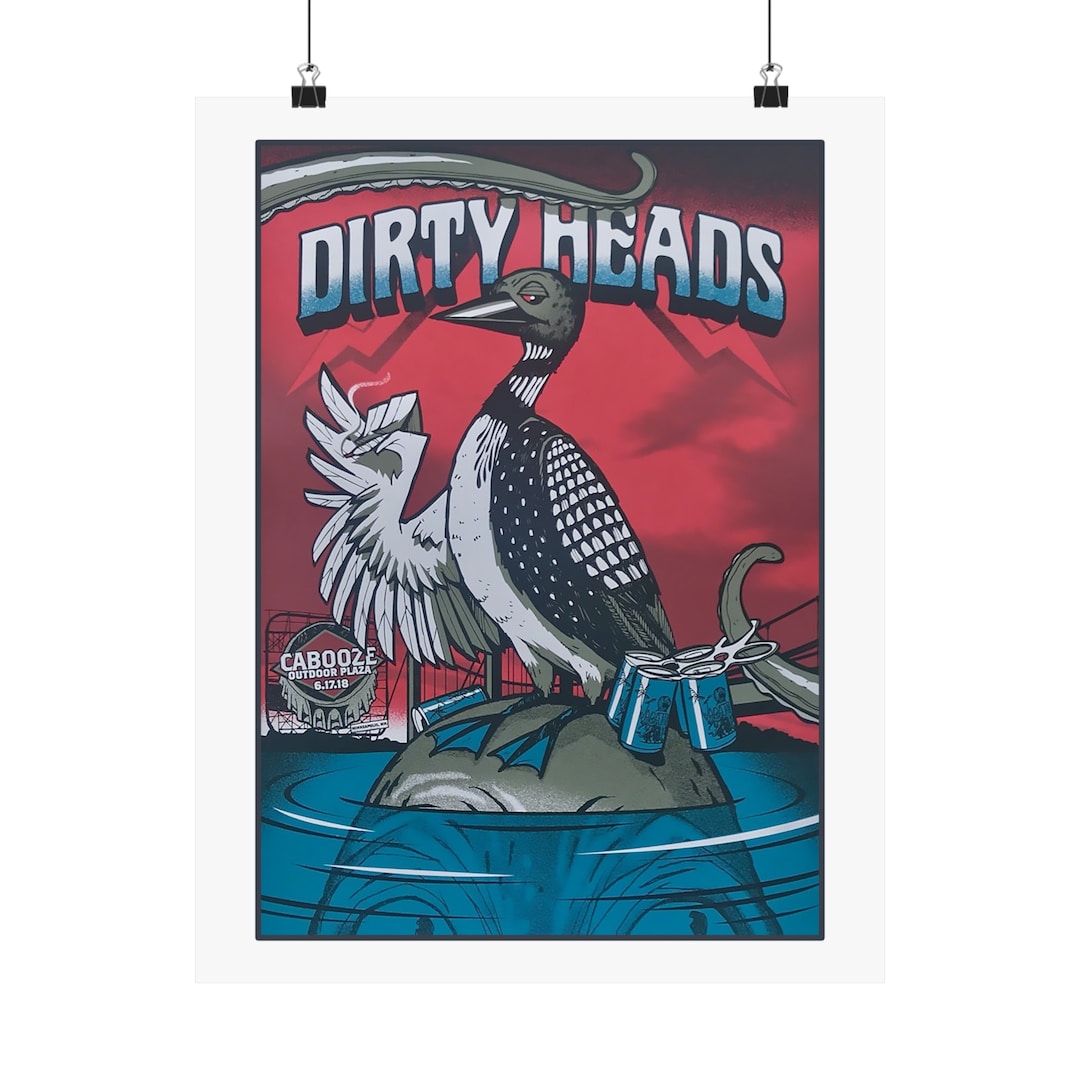 Dirty Heads Cabooze Outdoor Plaza June 16, 2018 Concert Poster - Etsy
