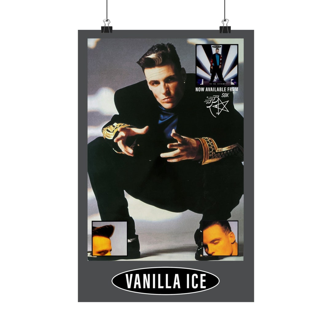 Vanilla Ice to the Extreme Album Advertisement Poster - Etsy