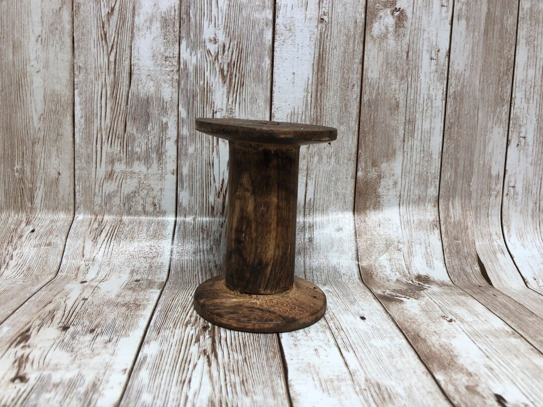 Vintage Large Decorative Wood Thread Spool - Etsy