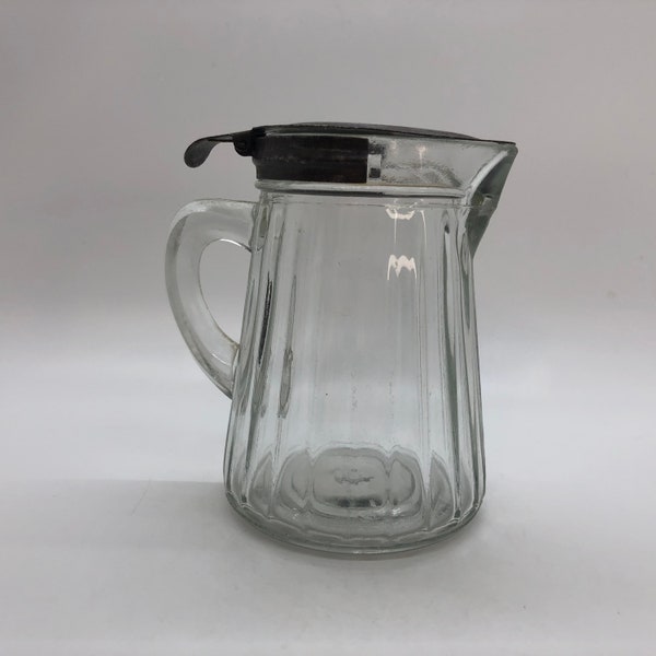 Glass Syrup Pitcher - Etsy
