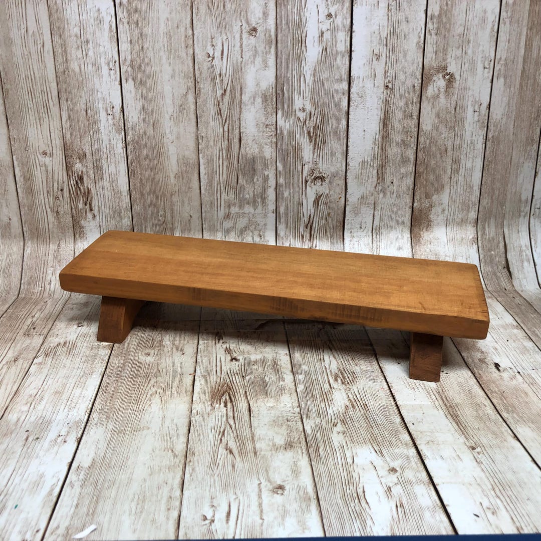 Vintage Wood Riser/bench - Etsy