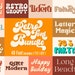 Retro Font Bundle: 40 Fonts for Canva, Silhouette, Cricut, Vintage ...