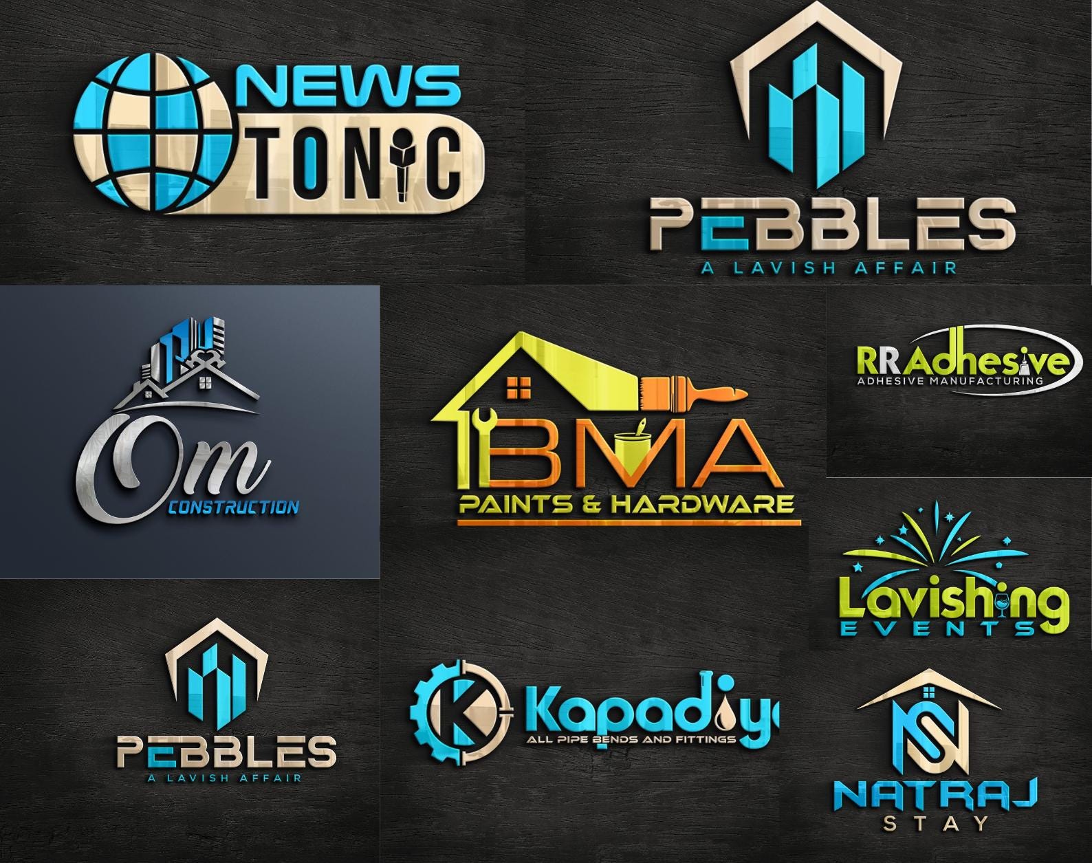 Custom Branding Logo Design: Unique Industrial & Professional Logos ...