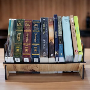 Table Top Book Shelf SVG Laser Cut File, Free Standing Bookcase, Home ...