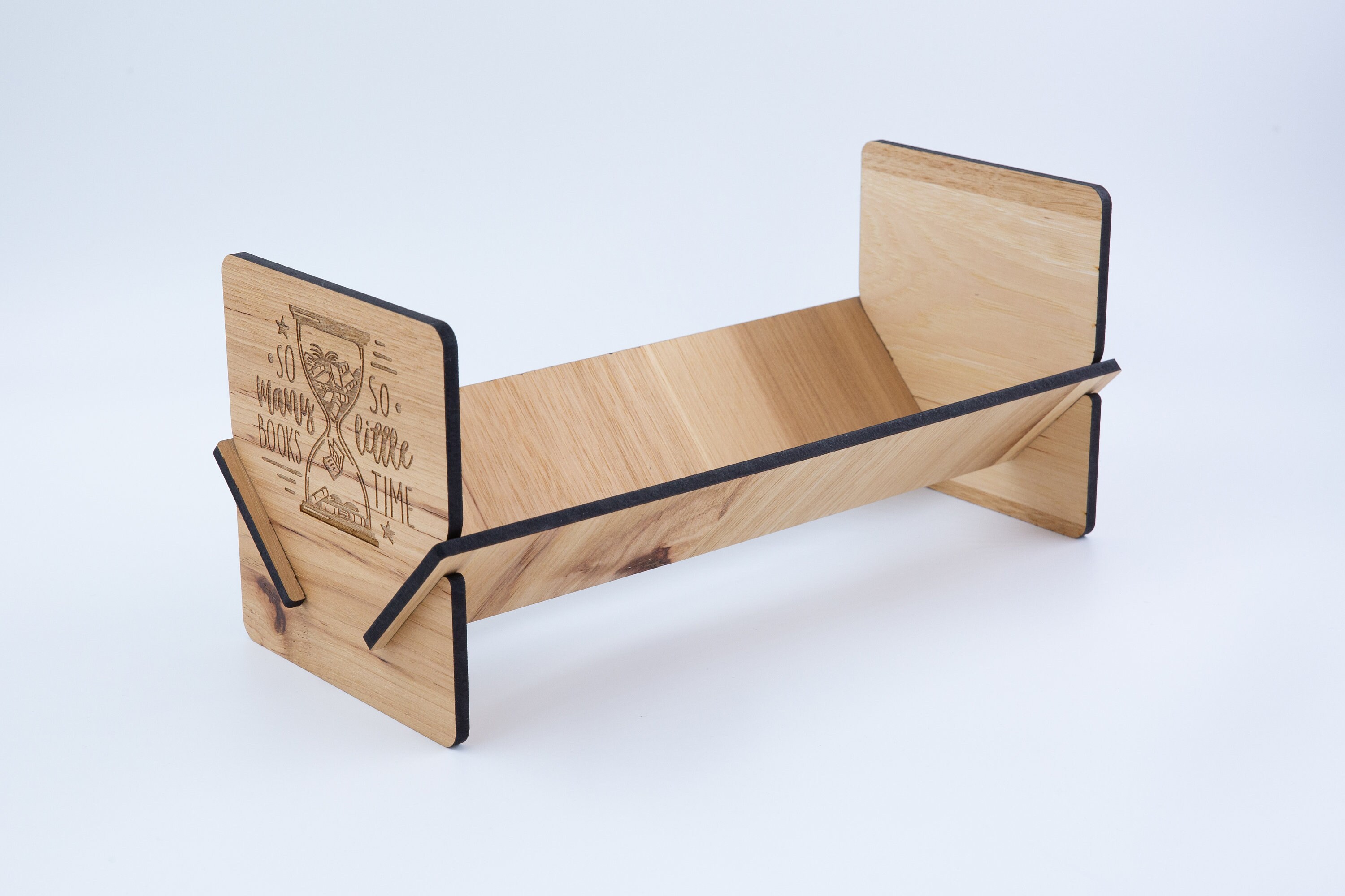 Table Top Book Shelf SVG Laser Cut File Free Standing - Etsy Australia