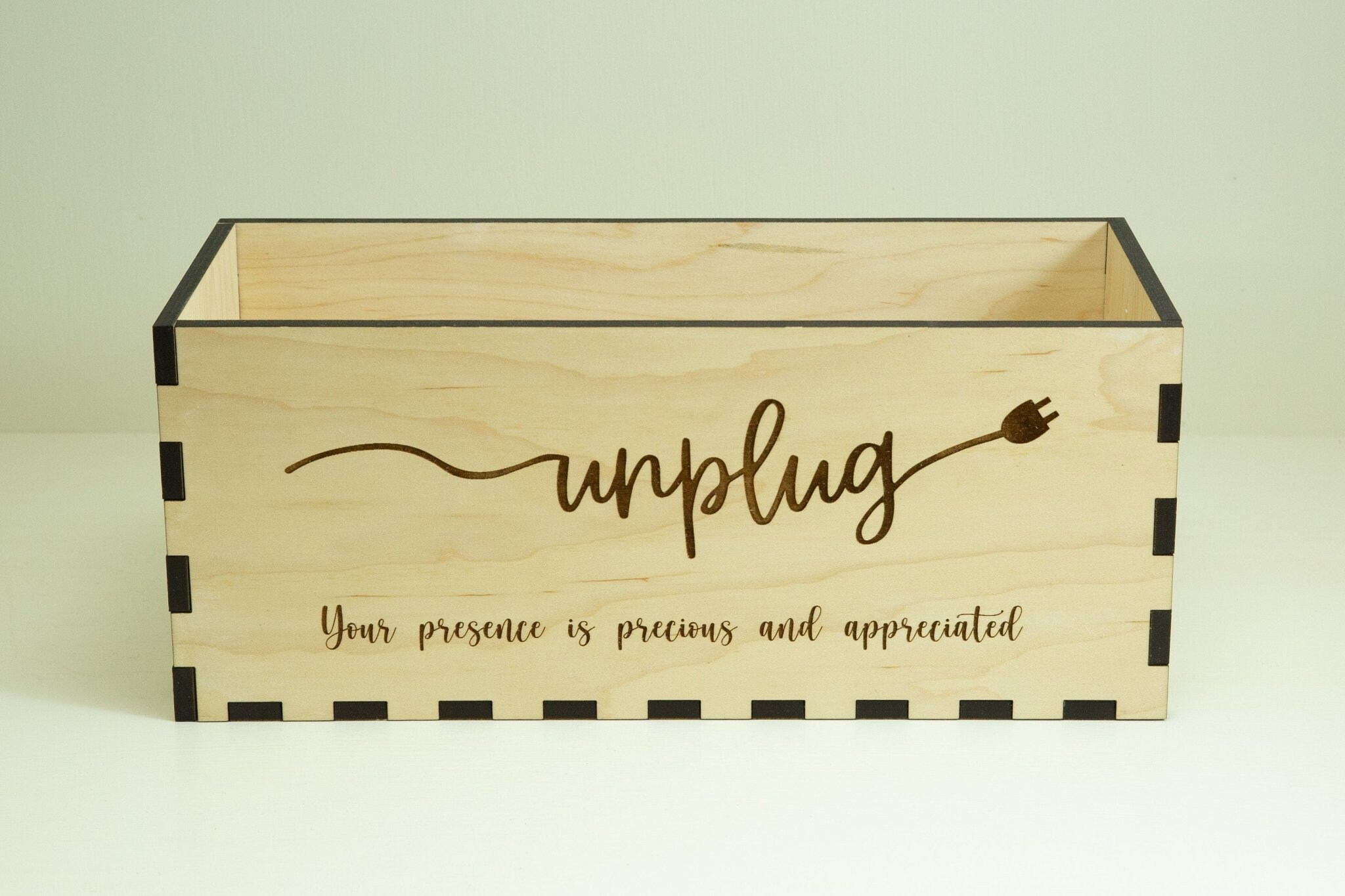 Unplug Charging Box Svg Laser File, Perfect Place to Charge Unplug ...