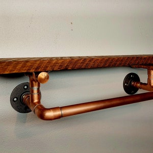 Industrial Rack Pipe Copper - Pipe Rack - Industrial Shelf - Industrial ...