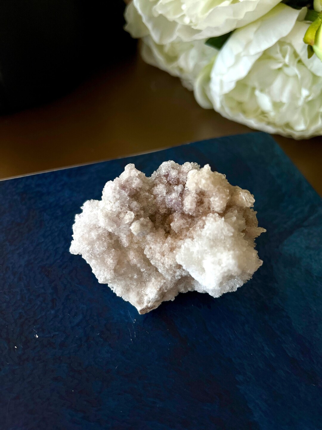 RARE Sparkling Gypsum With Pink and Purple Creedite, Gypsum Selenite ...