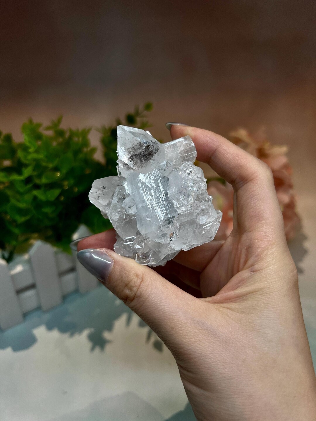 Top Grade Super Clear Diamond Apophyllite Specimen, High Quality Clear ...