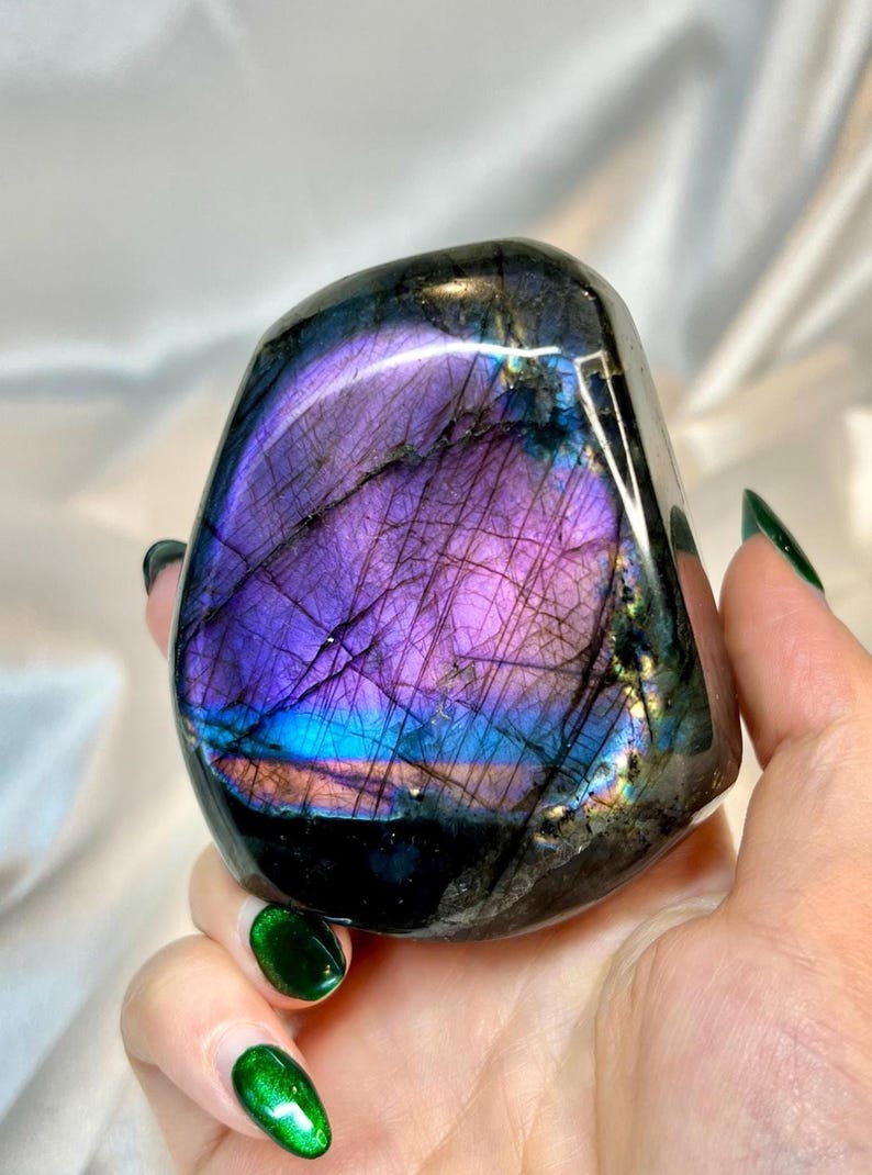 Rare AAA Top Quality Rainbow Vibrant Purple Pink Blue Orange ...