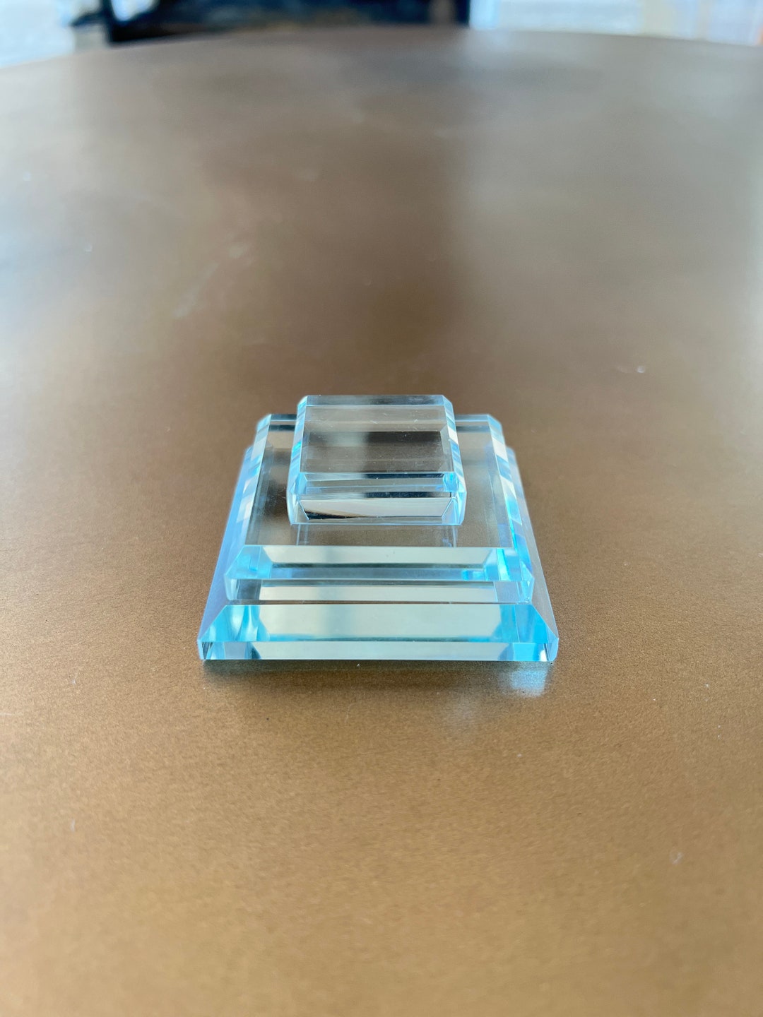 Glass Mineral Display Base With Free Putty, Crystal Stand, Glass Base ...