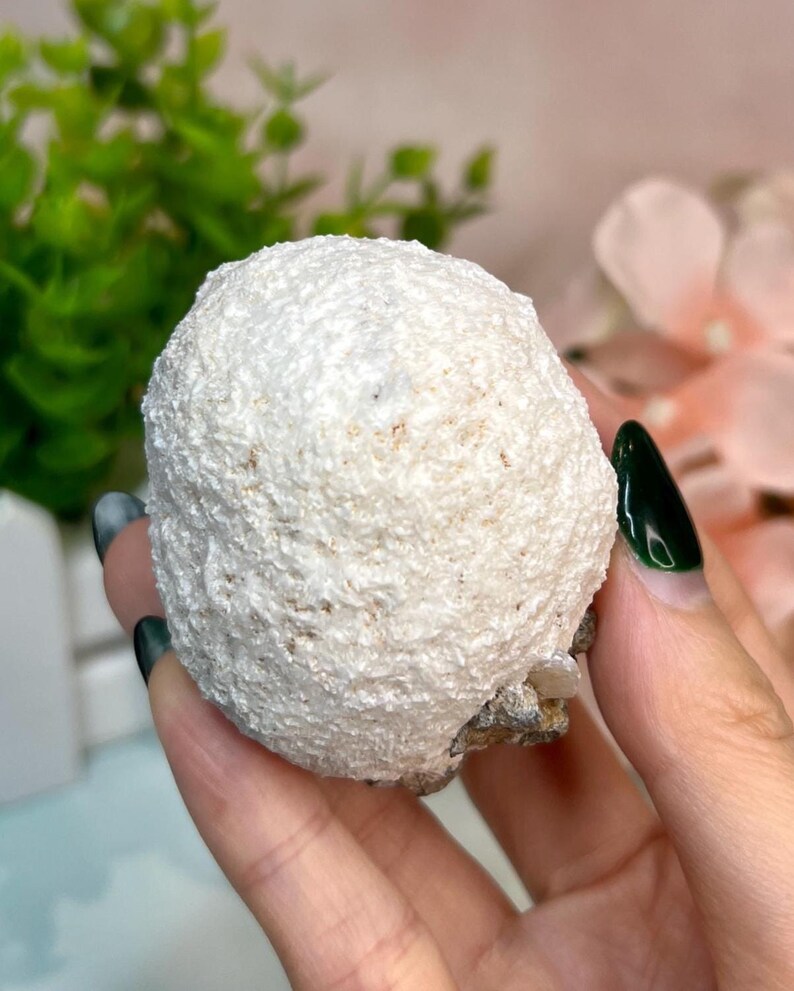 White Botryoidal Mordenite Snow Ball, Zeolite, Collector Mineral, - Etsy
